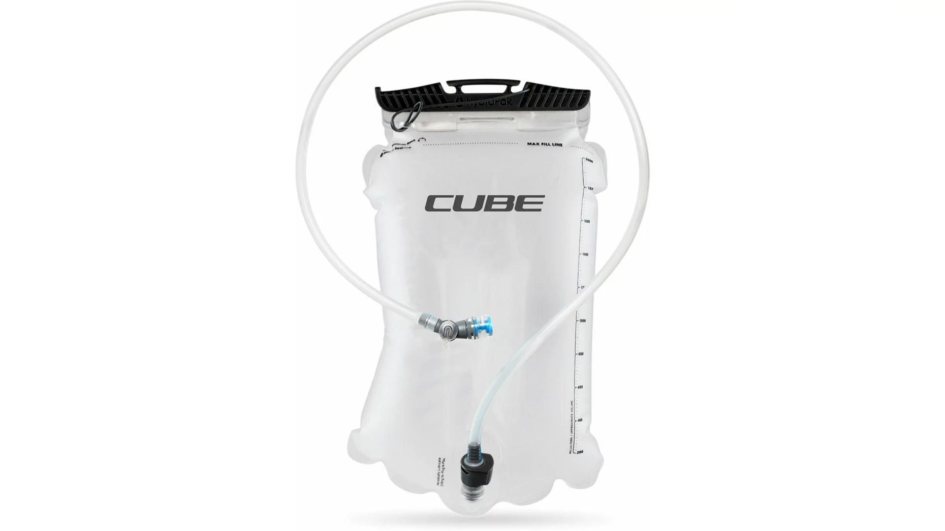CUBE Trinkblase 2L: Flaches Design für perfekten Tragekomfort
