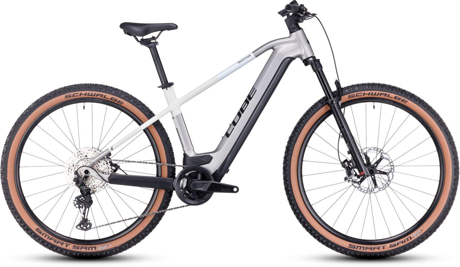 Cube Reaction Hybrid SLT 750 silver´n´cream | E-MTB High-End Hardtail